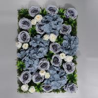 China Lifelike Hydrangea Artificial Flower Wall Panels Festivals Decoration Weatherproof for sale