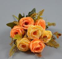 China 30CM Artificial Silk Flowers Bouquet Roses With Stem Bulk for sale