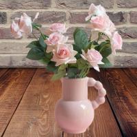 China Long Stem Artificial Silk Flowers Bulgarian rose ODM for sale