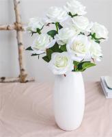 China Fake Silk Wedding Bouquets Fendera Rose Ornaments for sale