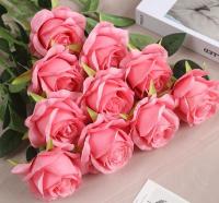China Fake Silk Wedding Bouquets Fendera Rose Ornaments for sale