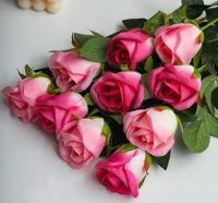China Customized Faux Peony Arrangement Gradient Fake Roses Bulk for sale