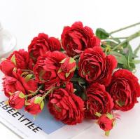 China Indoor Faux Peony Artificial Silk Flowers For Valentine'S Day for sale