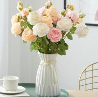 China Indoor Faux Peony Artificial Silk Flowers For Valentine'S Day for sale