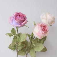 China Bendable Artificial Silk Flowers Silk Roses Bulk Bouquet For Bedroom Display for sale