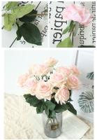 China 45cm Natural Touch Realistic Fake Bulk Silk Flowers Living Room Decoration for sale