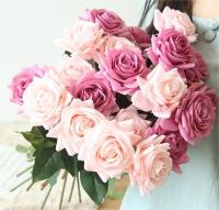 China 45cm Natural Touch Realistic Fake Bulk Silk Flowers Living Room Decoration for sale