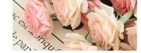 China 45cm Natural Touch Realistic Fake Bulk Silk Flowers Living Room Decoration for sale