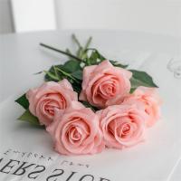 China Odorless Moisturizing Rose Artificial Silk Flowers Real Touch for sale