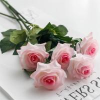 China Odorless Moisturizing Rose Artificial Silk Flowers Real Touch for sale