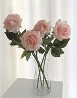 China Odorless Moisturizing Rose Artificial Silk Flowers Real Touch for sale