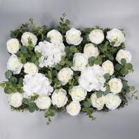 China Prosper Artificial Flower Wall Backdrop Fake Floral Wall Champagne rose for sale