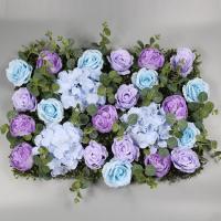 China Prosper Artificial Flower Wall Backdrop Fake Floral Wall Champagne rose for sale