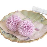 China ODM Artificial Plastic Flowers Flower Faux Chrysanthemum White Pink for sale