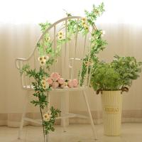 China Artificial Flower Daisy Decorative Vines Silk Greenery Stems OEM for sale