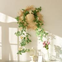 China Artificial Flower Daisy Decorative Vines Silk Greenery Stems OEM for sale