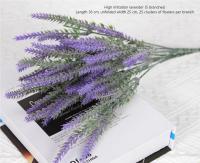 China Lavender Artificial Plastic Flowers Faux Hyacinth Stems customized for sale