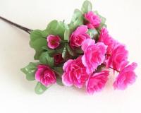China Washable Plastic fake Artificial Rhododendron Flowers Branches for Gardening for sale