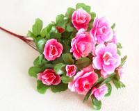 China Washable Plastic fake Artificial Rhododendron Flowers Branches for Gardening for sale