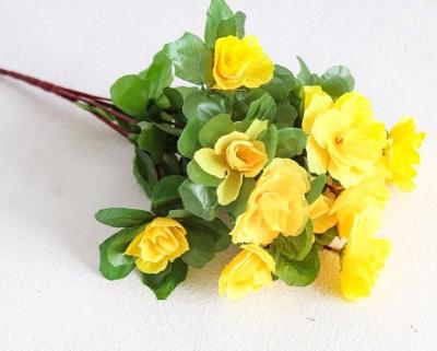 China Washable Plastic fake Artificial Rhododendron Flowers Branches for Gardening for sale