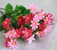China Small Chrysanthemum Artificial Plastic Flowers Arrangement Wild Daisy for sale
