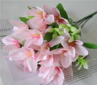 China Realistic Artificial Silk Calla Lily Flowers Pastoral Decoration for sale