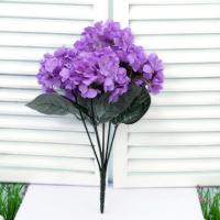 China Custom Faux Artificial Silk Hydrangea Arrangement That Look Real for sale