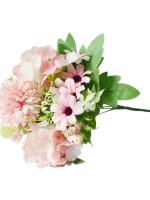 China Plastic Faux Real Touch Hydrangea Stems Bouquet Roses Ornaments for sale