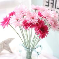 China Commercial Gerbera Daisies Artificial Plastic Flowers Fresh Pastoral Style for sale
