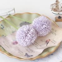 China White Silk Faux Artificial Chrysanthemum Heads Arrangement DIY Wedding Party Decor for sale