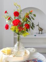 China ODM Fake Flower Bouquet Artificial Carnations Bulk Holiday Gift for sale