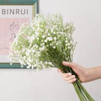 China Yellow Light Blue Artificial Silk Gypsophila Flowers For Mother'S Day Valentine'S Day for sale