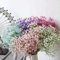 China Yellow Light Blue Artificial Silk Gypsophila Flowers For Mother'S Day Valentine'S Day for sale