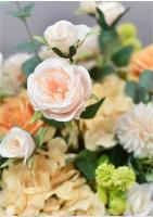 China Peony Fake Flower Bouquet Arrangements For Restaurant for sale