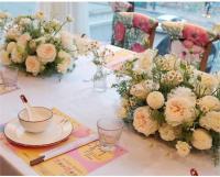 China Peony Fake Flower Bouquet Arrangements For Restaurant for sale