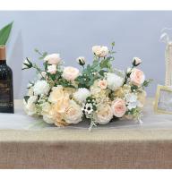 China Peony Fake Flower Bouquet Arrangements For Restaurant for sale