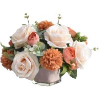 China Hotel Faux Peony Bundle Artificial Ranunculus Bouquet For Tabletop Decoration for sale