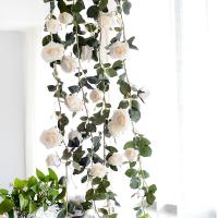 China Bendable Fake Wedding Flowers Silk Rose Vine Realistic Apparence for sale