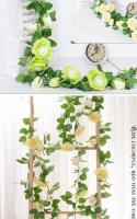 China Modern Fake Wisteria Flowers Bulk Artificial Bougainvillea Vines for sale