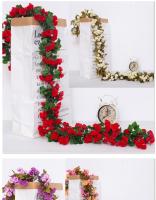 China Modern Fake Wisteria Flowers Bulk Artificial Bougainvillea Vines for sale