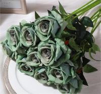 China ODM Artificial Fake Wedding Flowers Bouquets Lifelike Roses for sale