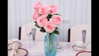 China Customized Silk Artificial Roses Bulk Real Looking Fake Flowers for sale