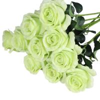 China Customized Silk Artificial Roses Bulk Real Looking Fake Flowers for sale