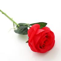 China Customized Silk Artificial Roses Bulk Real Looking Fake Flowers for sale