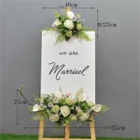 China Artistic Fake Wedding Flowers Plastic Roses Bulk Simulation Bouquet for sale