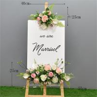 China Artistic Fake Wedding Flowers Plastic Roses Bulk Simulation Bouquet for sale