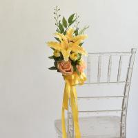 China Bridesmaid Fake Silk Peony Bouquet Wedding Flowers Personalised for sale