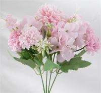 China Simulated Plastic Silk Bridal Bouquets Artificial Orchid Custom for sale