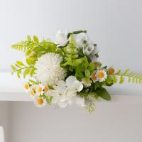 China Simulated Plastic Silk Bridal Bouquets Artificial Orchid Custom for sale