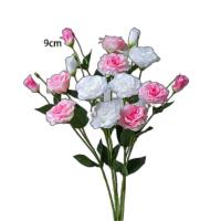 China OEM Silk Lisianthus Artificial Flowers For Living Room Table for sale